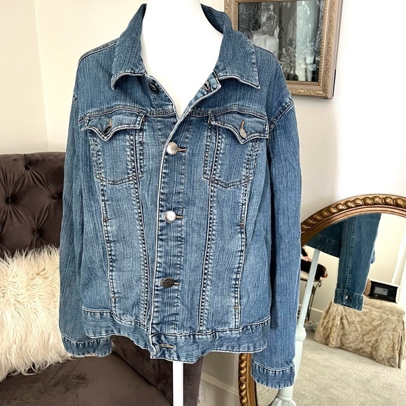 Jag Jeans | Jackets & Coats | Jag Denim Jacket Plus Size 2x Womens ...